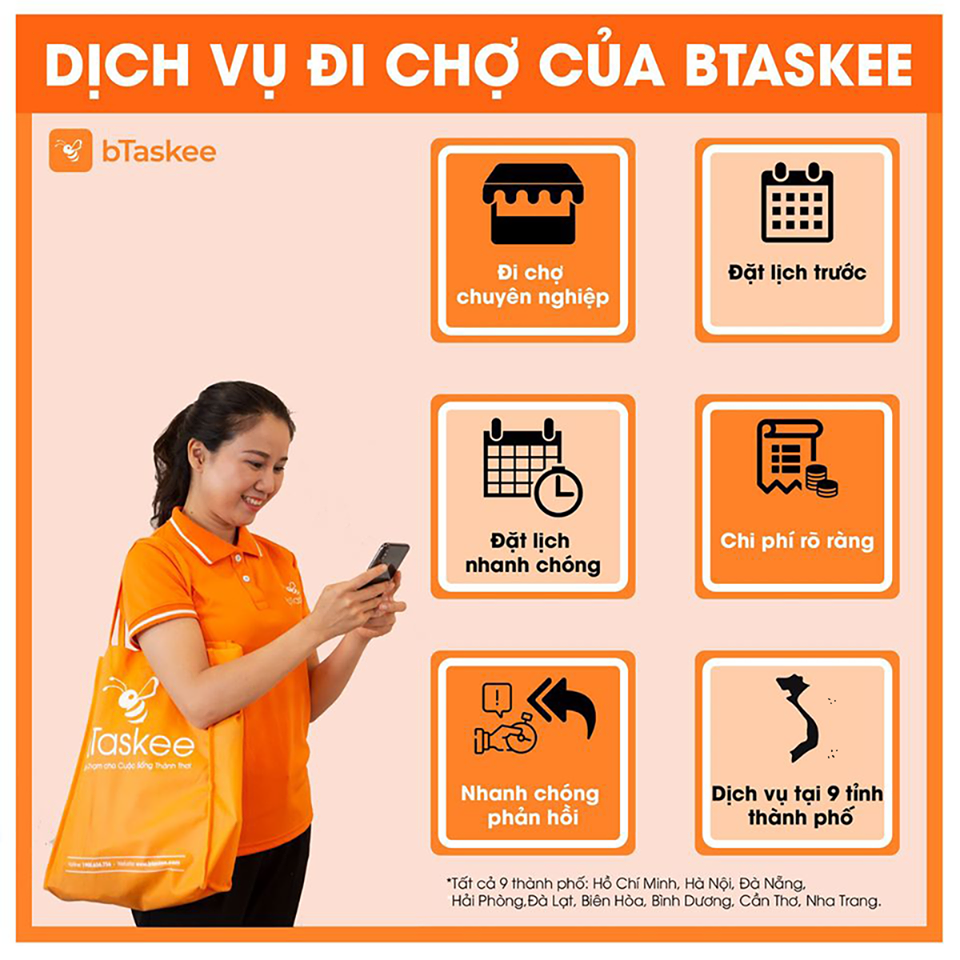 3 lý do bạn nên sử dụng dịch vụ đi chợ của bTaskee